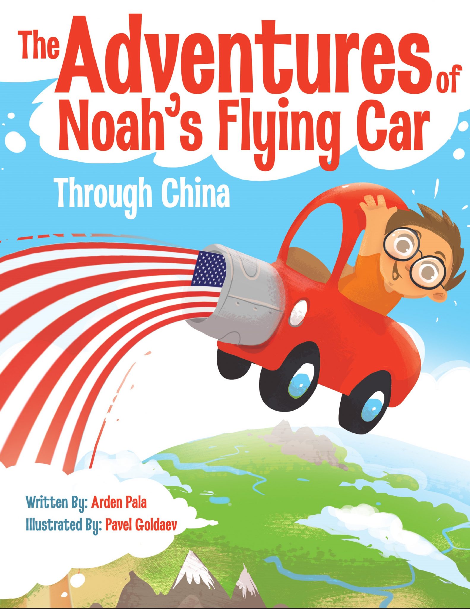Noah's Flying Car Book Cover - Kids4Community